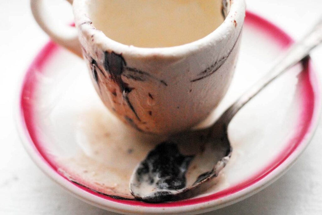 Cafe de olla ice cream with Mom’s hot fudge sauce | Homesick Texan