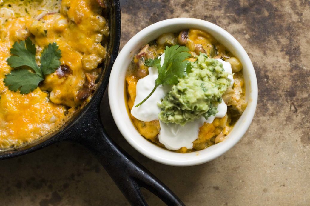 Black-eyed pea and hominy casserole | Homesick Texan