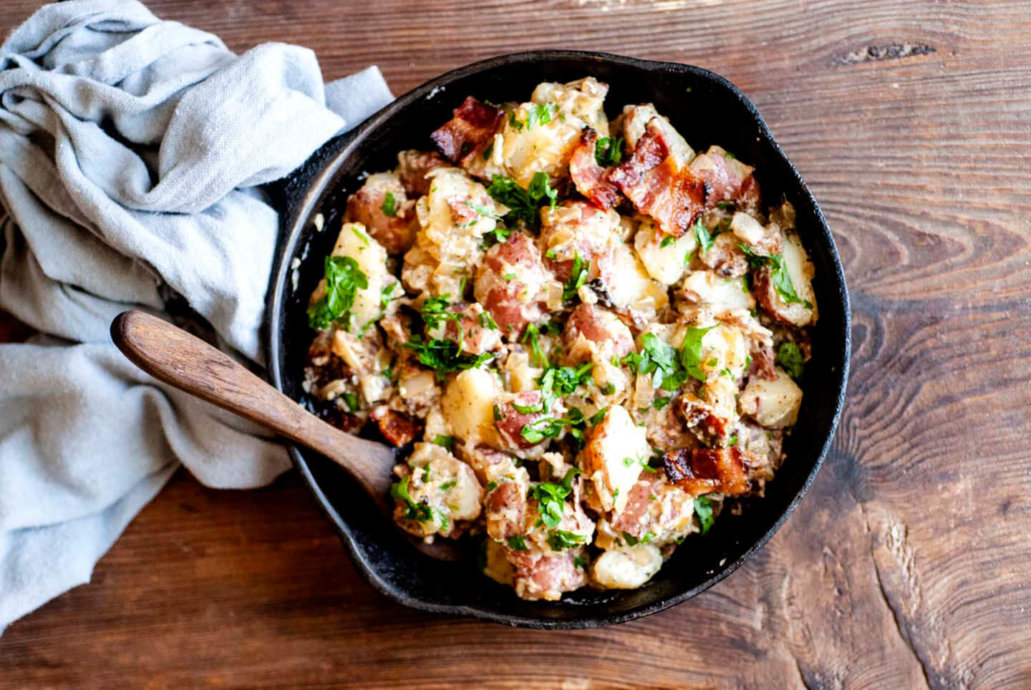 Texas potato salad with bread and butter jalapeno pickles | Homesick Texan